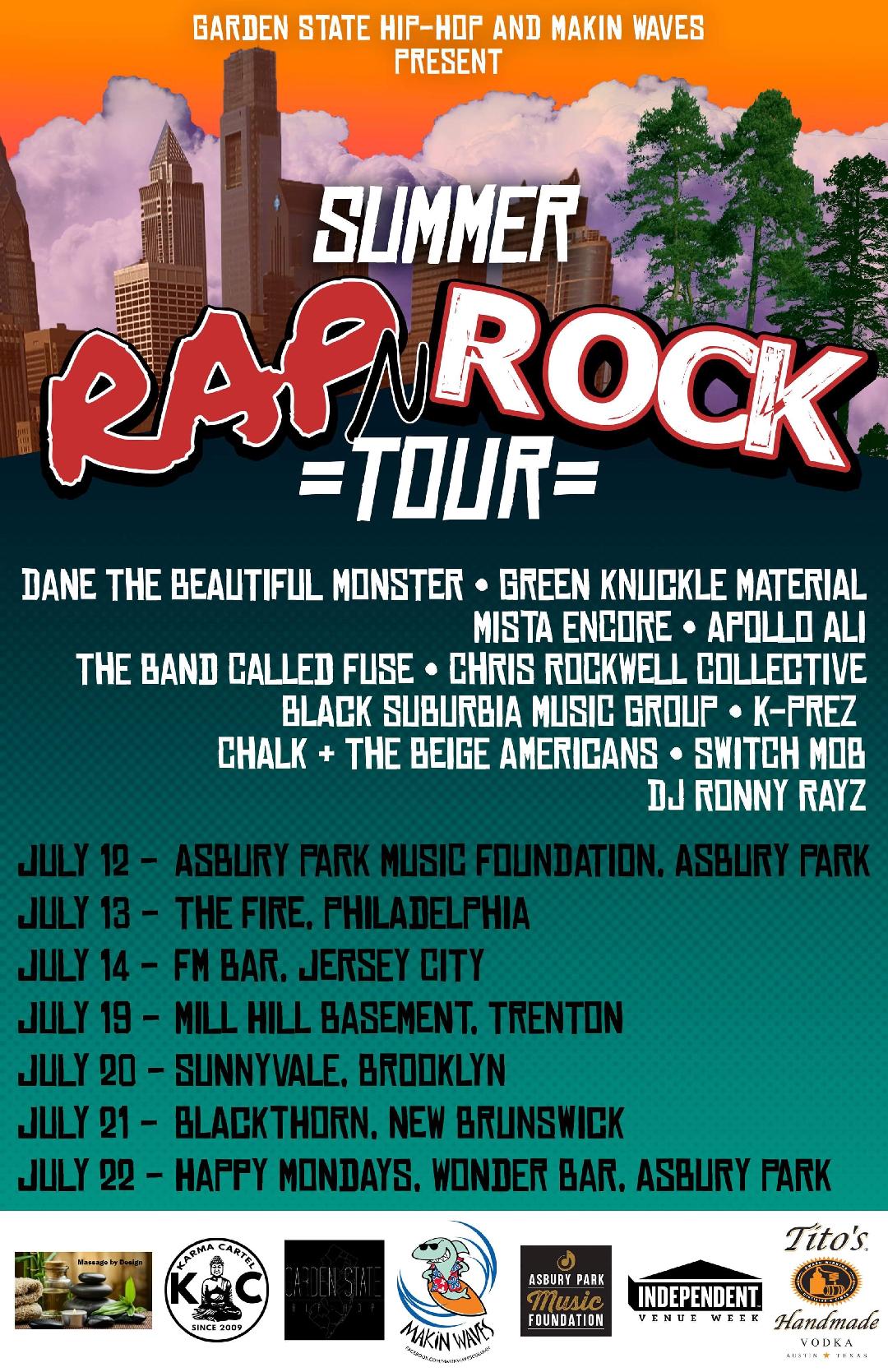 Summer Rap 'N' Rock Tour 2019 Kicks Off at APMF - Asbury Park Music ...